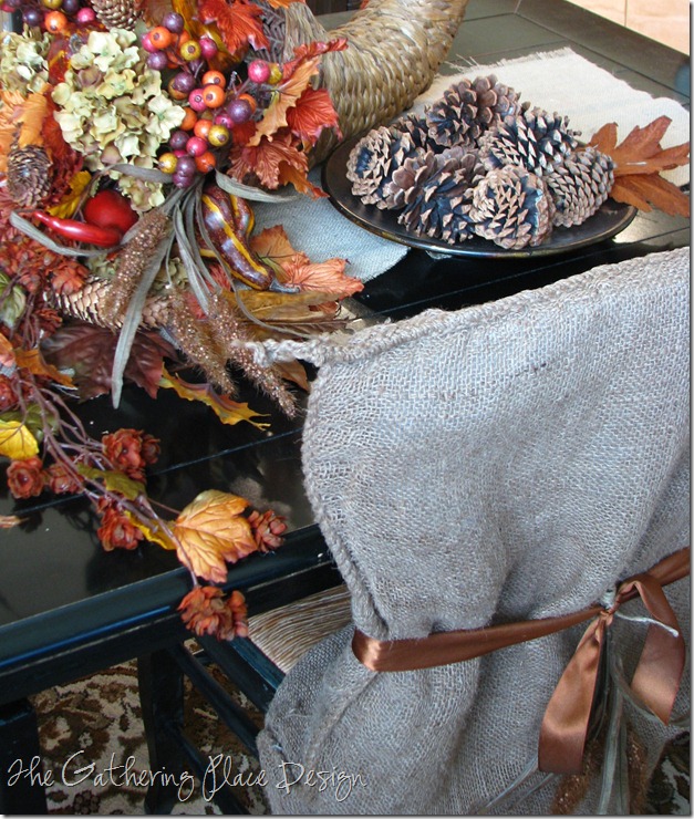 The Gathering Place Design: Thanksgiving Centerpiece {Cornucopia Tutorial}